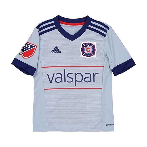adidas | Shirts & Tops | Adidas Boys Chicago Fire Jersey Blue Nwt ...
